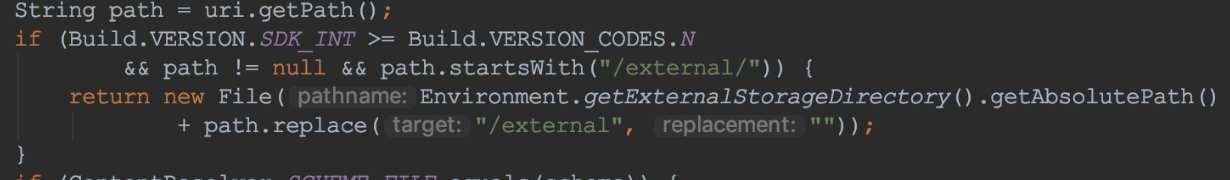 UriUtils.uri2File(uri)选择下载内容里的文件会崩溃 · Issue #954 · Blankj/AndroidUtilCode · GitHub