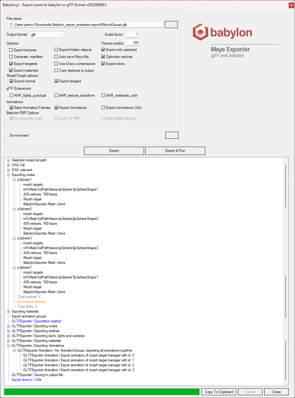 3ds Max not exporting morph target animation when using animation groups · Issue #1093 ...