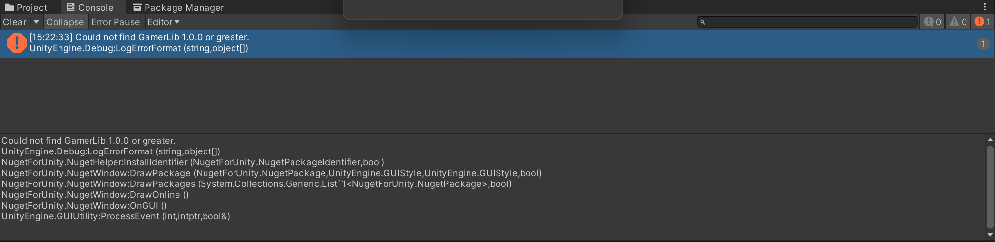 Installing ngpkg from local feed fails 'silently' · Issue #587 · GlitchEnzo/NuGetForUnity · GitHub