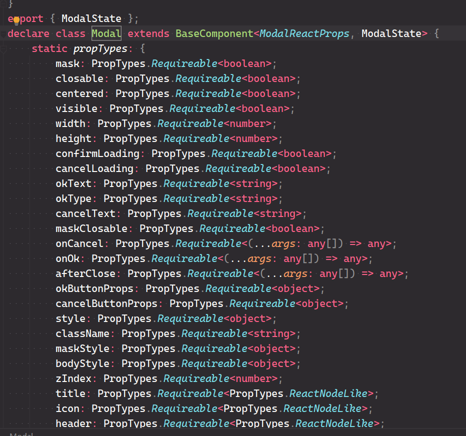 [Modal] All Props of Modal are required · Issue #219 · DouyinFE/semi ...