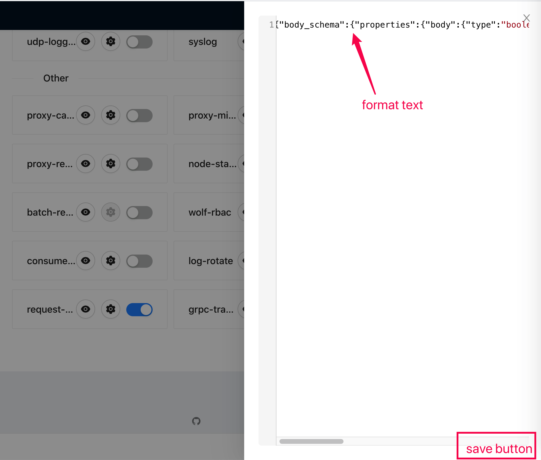 Need Request Validation Work In Dashboard · Issue 764 · Apacheapisix