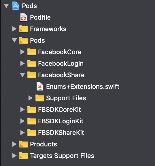 Something went wrong about Pod when pod install · Issue #499 · facebookarchive/facebook-swift ...