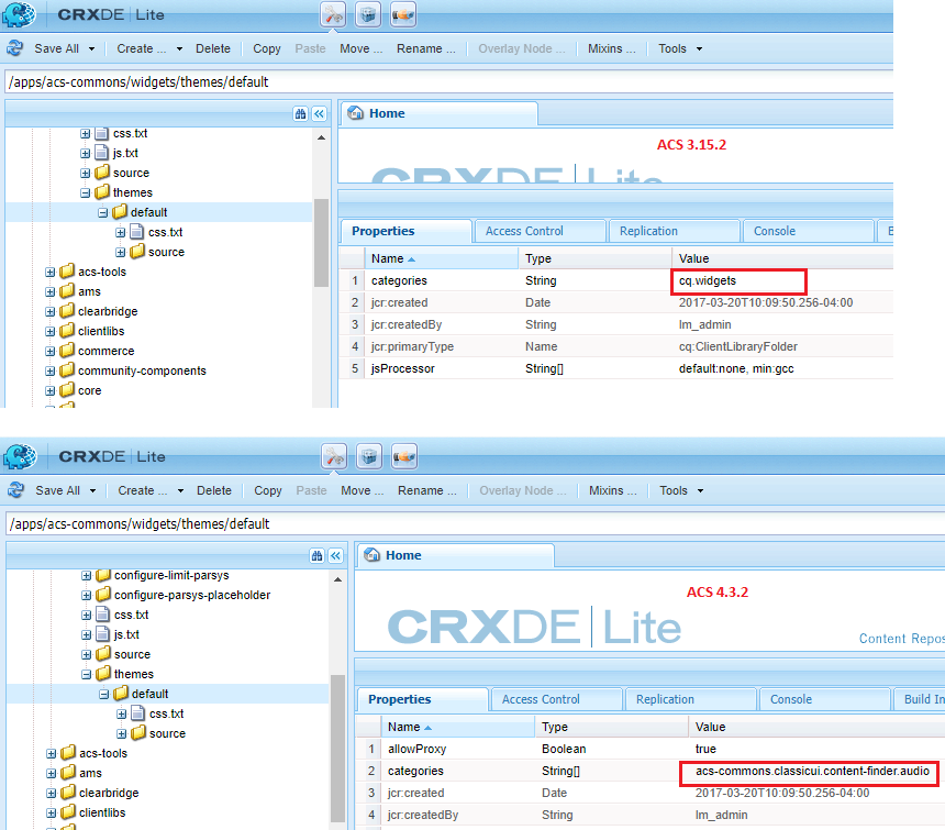 ACS Common Audio ICON img and style is not loading on Classic UI ...