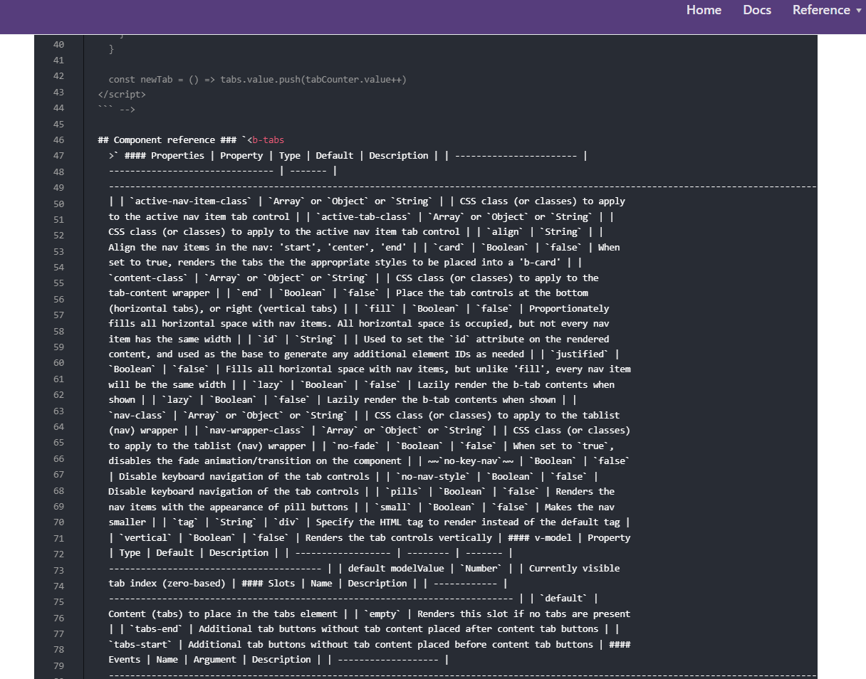 tabs Documentation shows error · Issue #339 · bootstrap-vue-next ... tabs Documentation shows error · Issue #339 · bootstrap-vue-next ...
