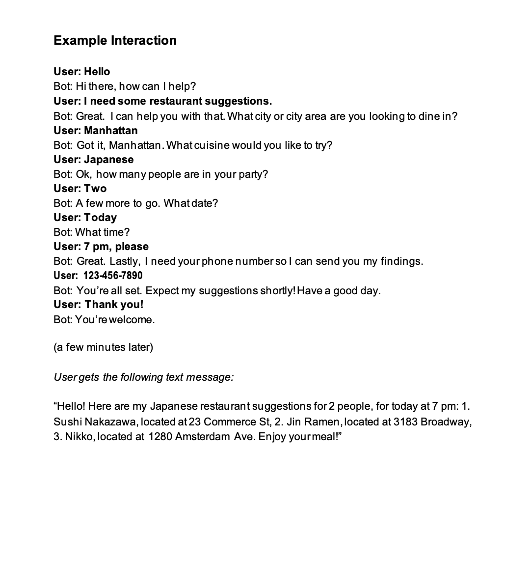 GitHub - kushaal26/DiningConiergeChatbot: Dining Concierge chatbot that sends you restaurant ...