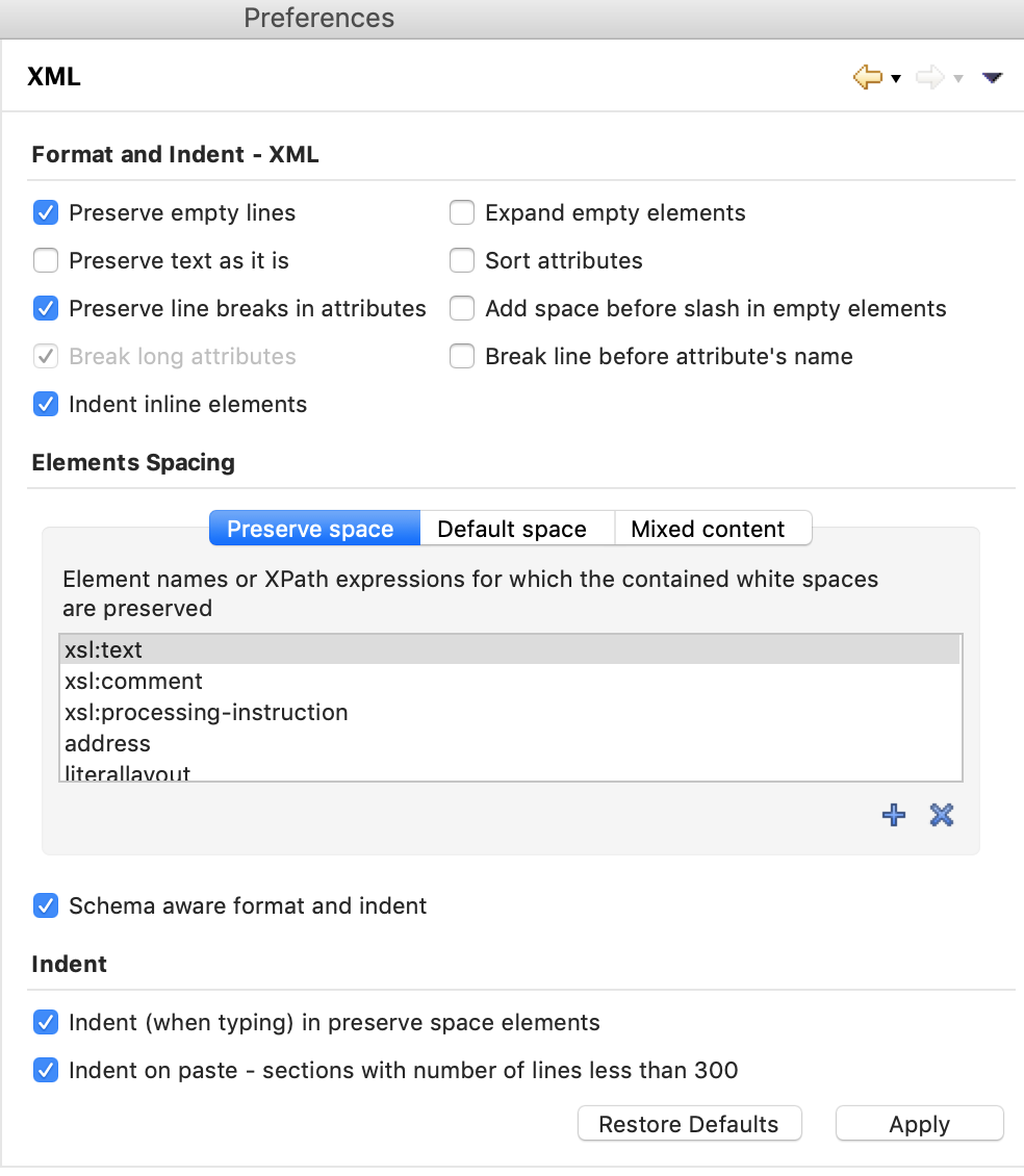 Improve XML formatter (option to have Tags in the same line) · Issue ...