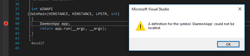 Visual Studio IntelliSense cannot load symbols · Issue #6379 · deskflow/deskflow · GitHub