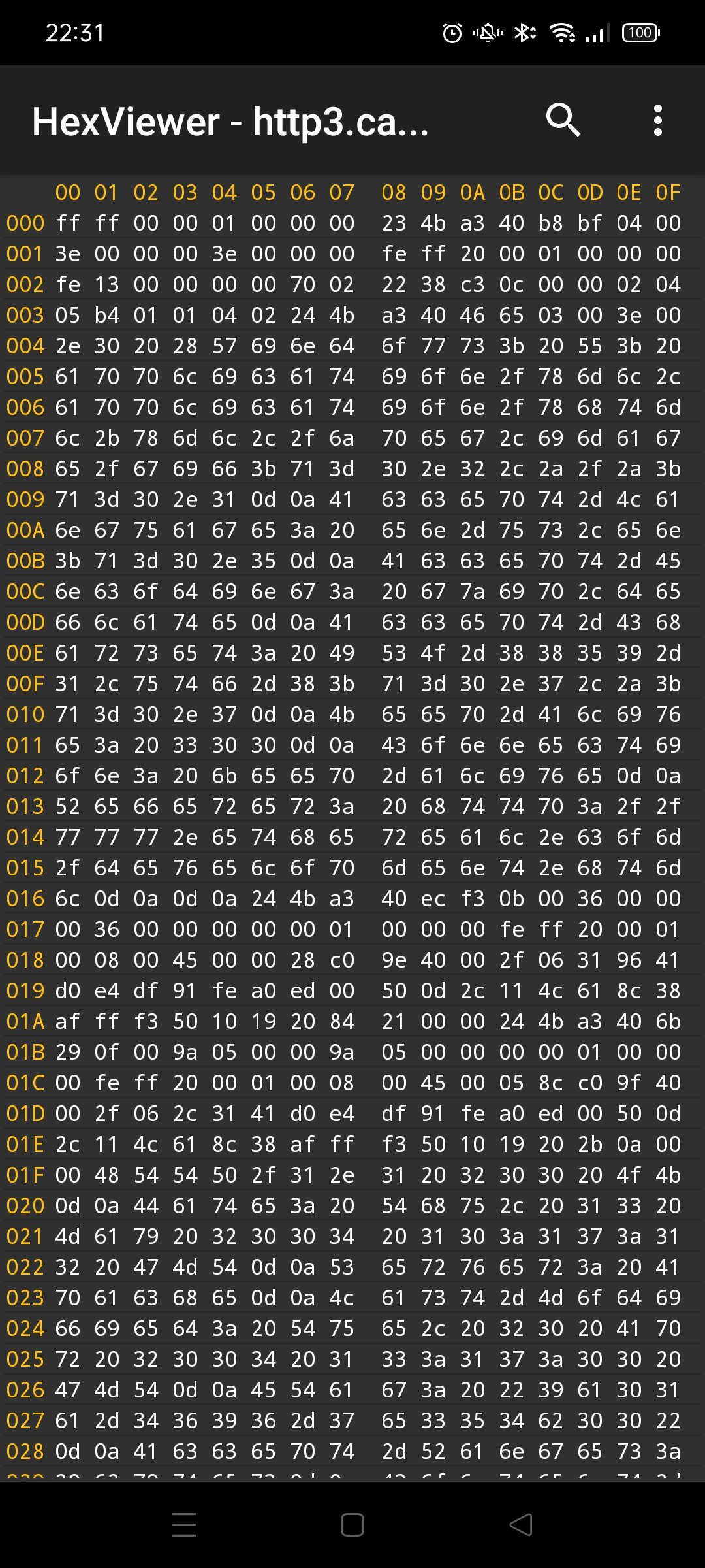 add line numbers · Issue #68 · Keidan/HexViewer · GitHub