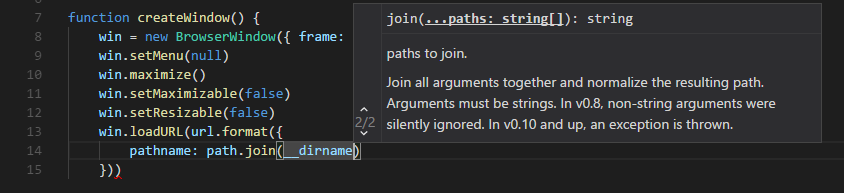 Signature help pop up persist on screen after move cursor to new line ...