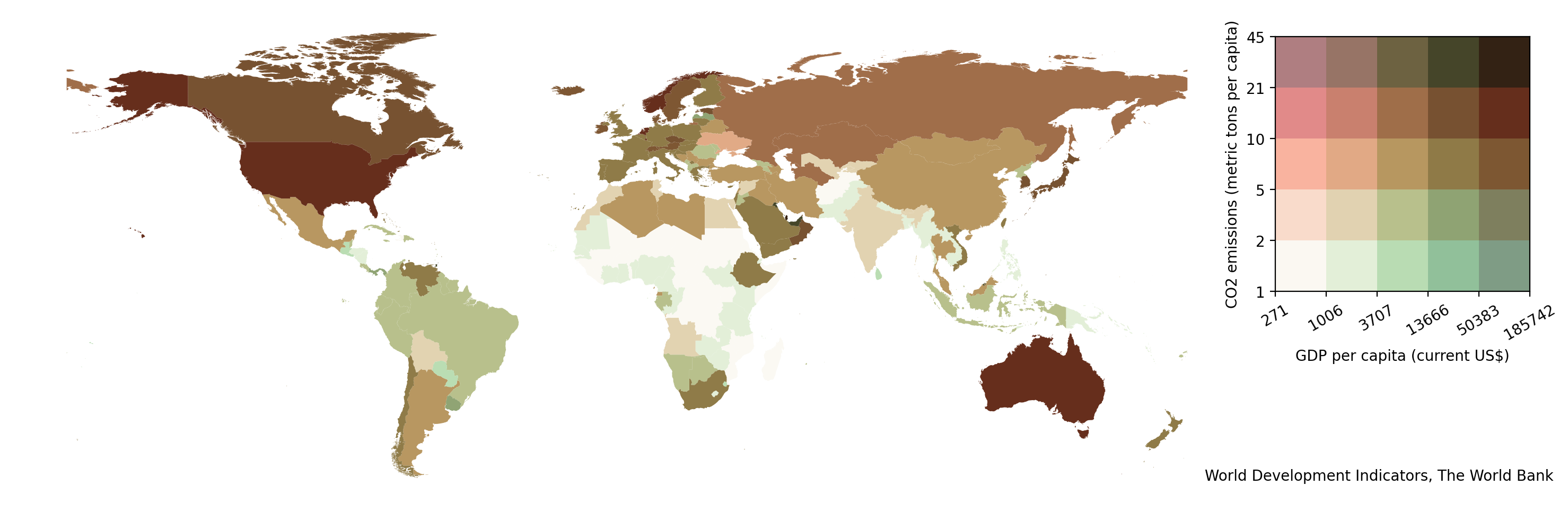 GitHub - rbjansen/xycmap: Bivariate colormap solutions