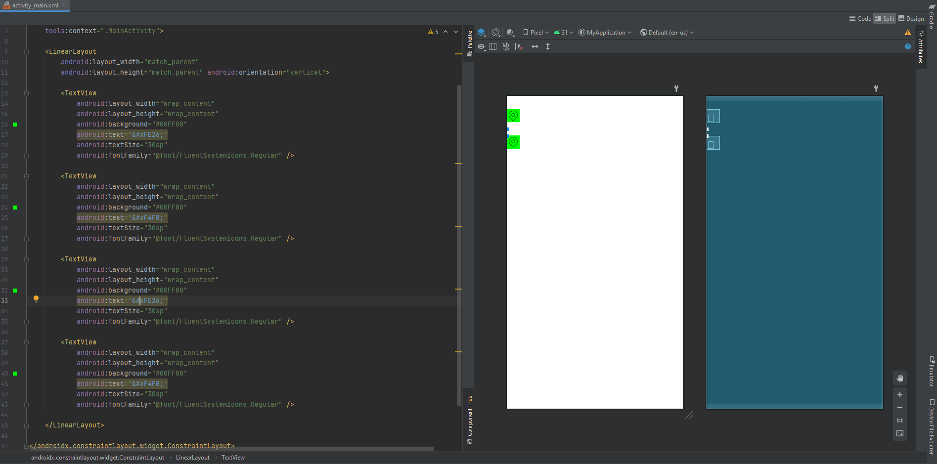 FontIcon does not Render Glyph that TextBlock Does · Issue #7003 ...