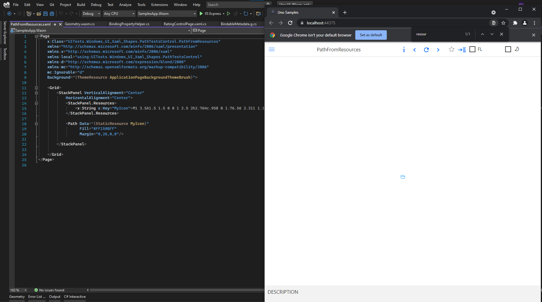 [Wasm] InvalidCastException when setting a 's Data as string from ...