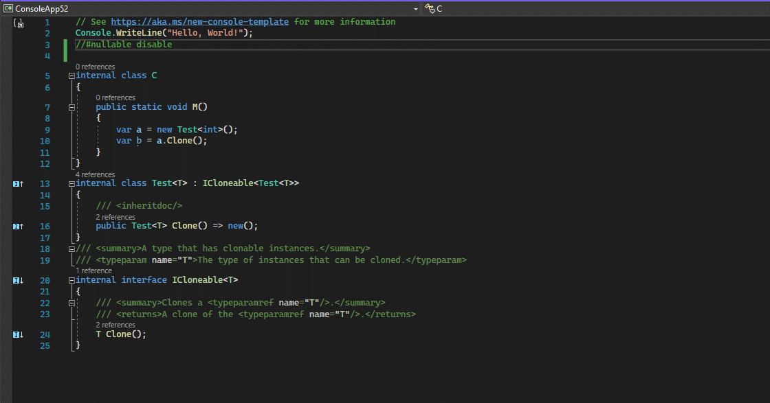 Editor doesn't render documentation comments properly · Issue #58966 · dotnet/roslyn · GitHub