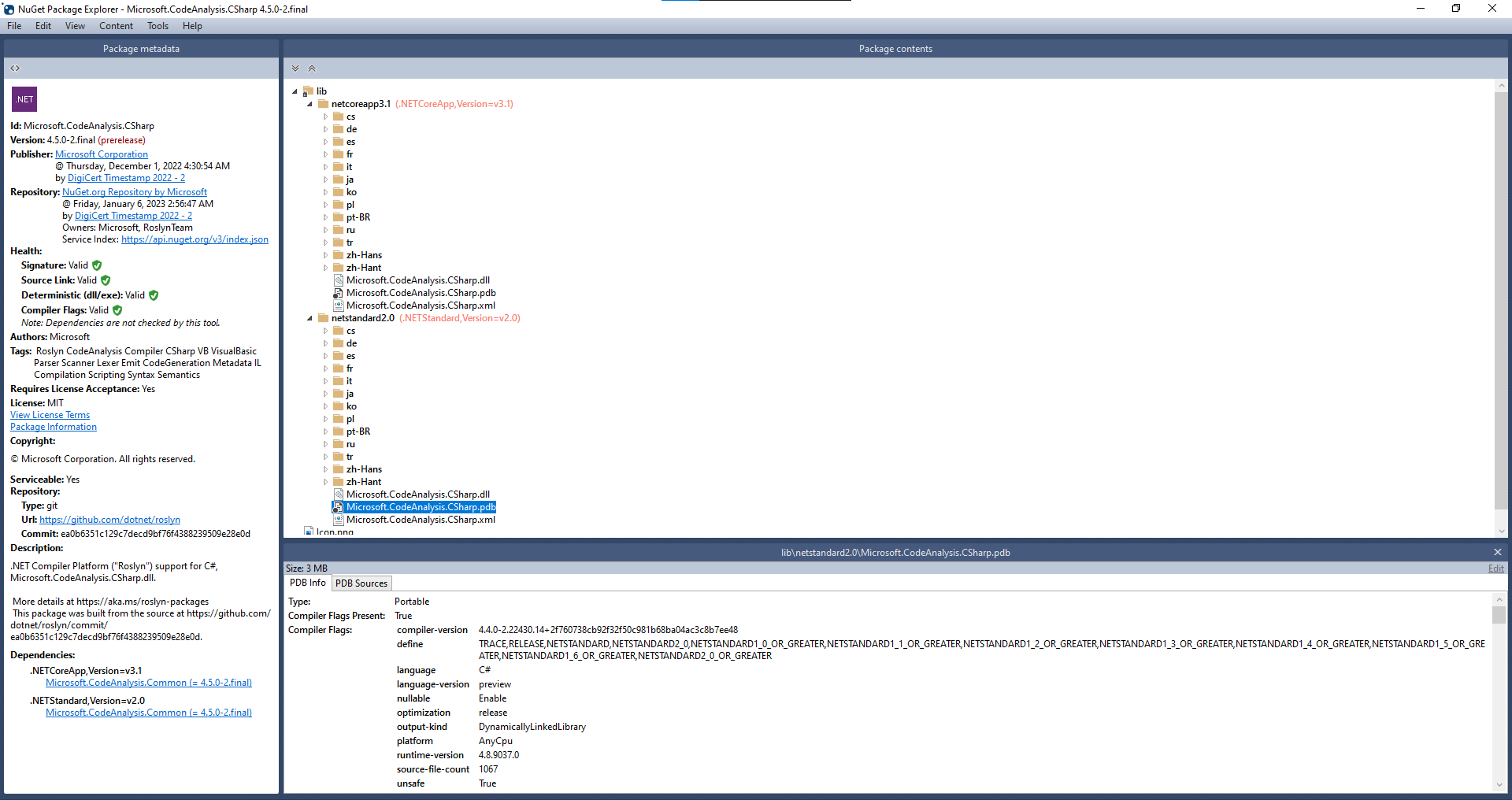 Avoid including pdb in NuGet packages · Issue #66595 · dotnet/roslyn · GitHub
