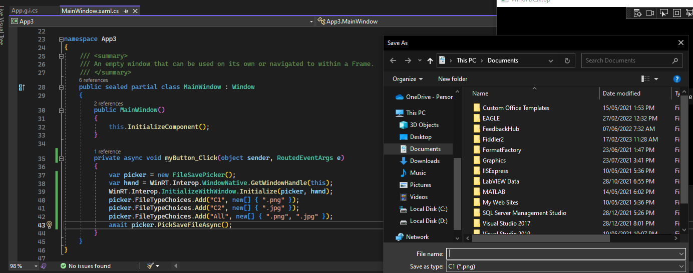 [WPF] FilePicker should defaults to All file types filter instead of last one · Issue #11517 ...