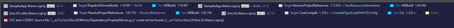 [Bug]: Input file "*.CoreCompileInputs.cache" is newer than output file "*.pdb" · Issue #8807 ...