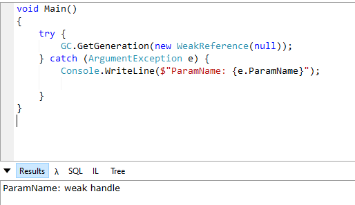 Paramname In An Argumentexception Has A Space · Issue 36212 · Dotnet
