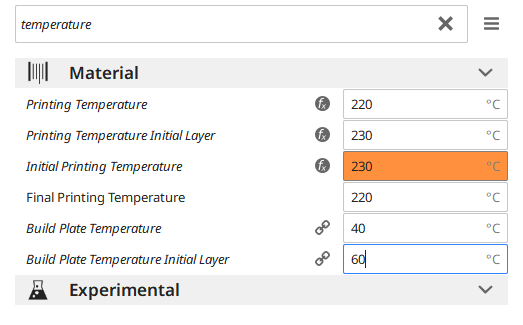 [4.4.1] Initial layer temperatures not working · Issue #6956 · Ultimaker/Cura · GitHub