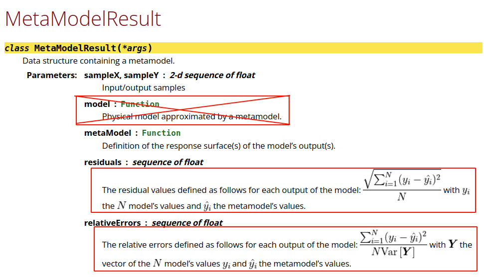 The MetaModelResult class is not robust to wrong input arguments · Issue #2455 · openturns ...