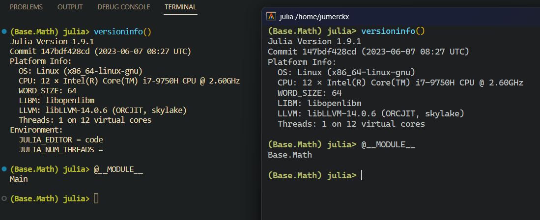Contextual REPL (Julia 1.9) does not work. · Issue #3338 · julia-vscode/julia-vscode · GitHub