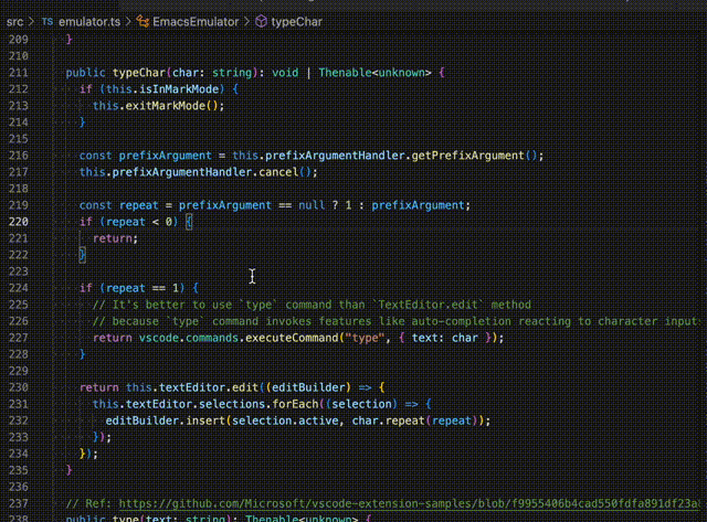 Auto-completion · Issue #1155 · whitphx/vscode-emacs-mcx · GitHub
