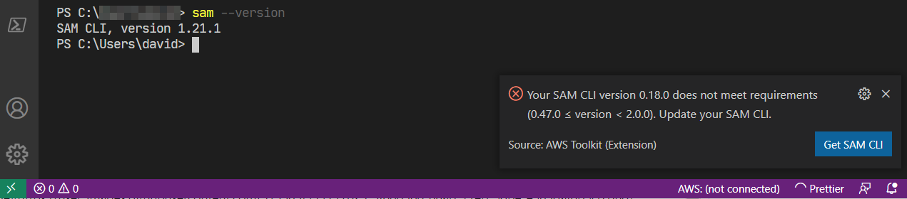 Apparent regression of issue #1244 after update to v1.21.0 · Issue #1580 · aws/aws-toolkit ...