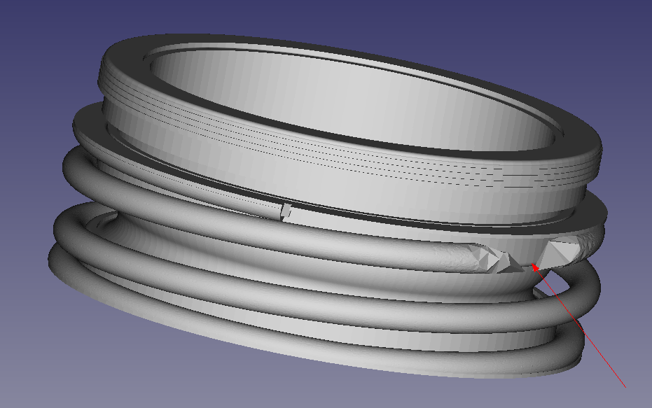 Problem Stl Exported Object Looks Differently From Displayed On