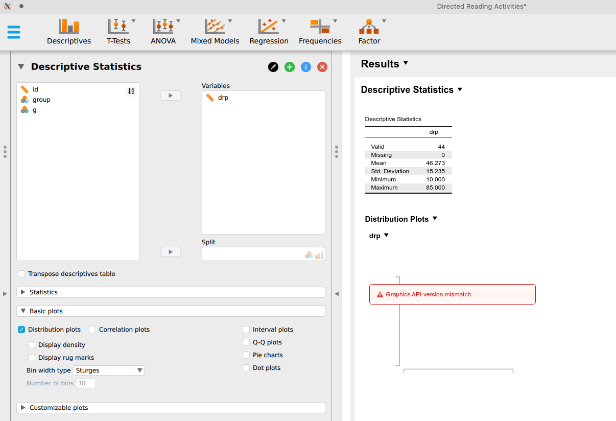 [Bug]: Graphics API version mismatch · Issue #1722 · jasp-stats/jasp-issues · GitHub