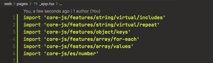 Update Polyfill Docs / Examples · Issue #18251 · vercel/next.js · GitHub