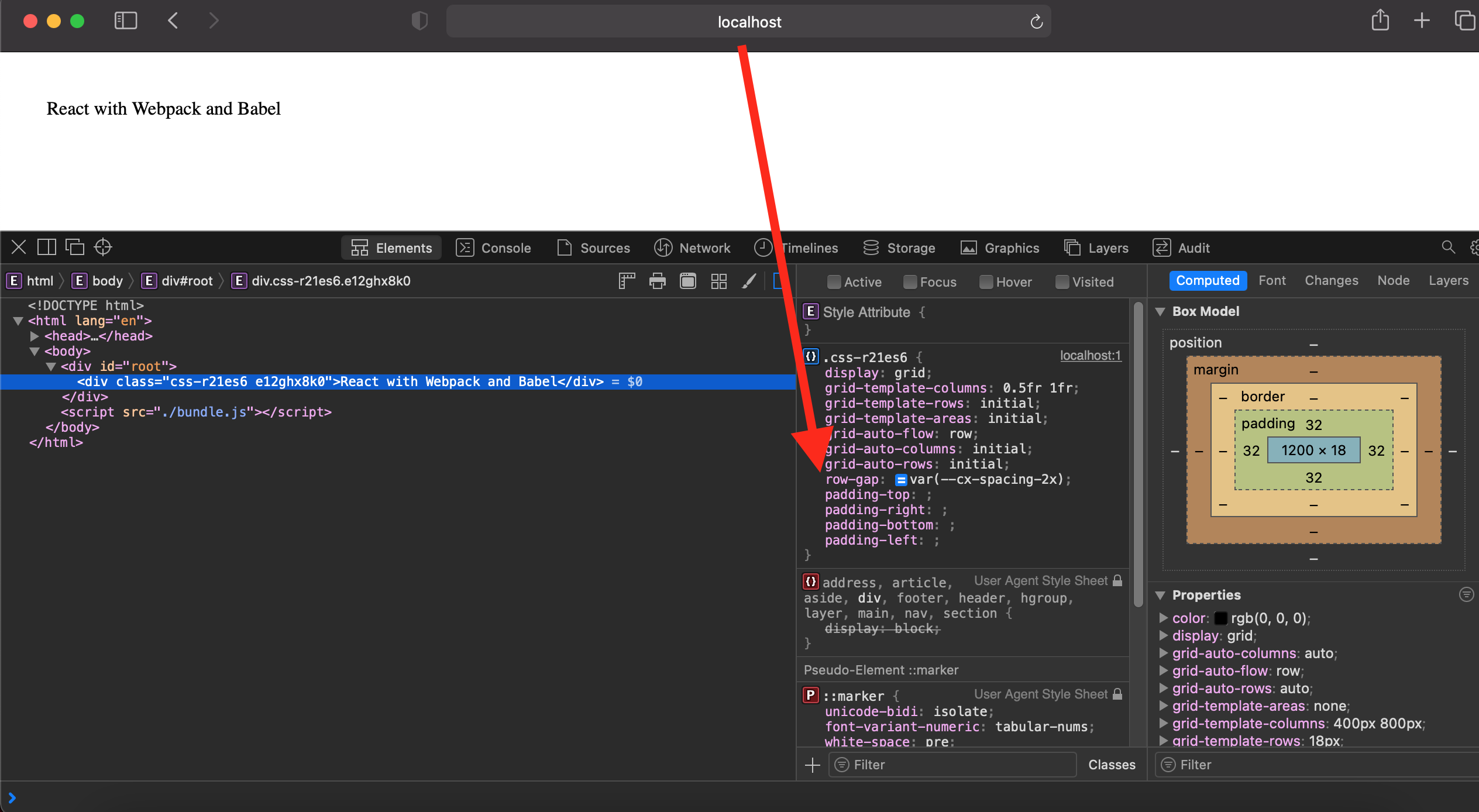 Chrome does not display `grid-row-gap` as normal in production mode ...