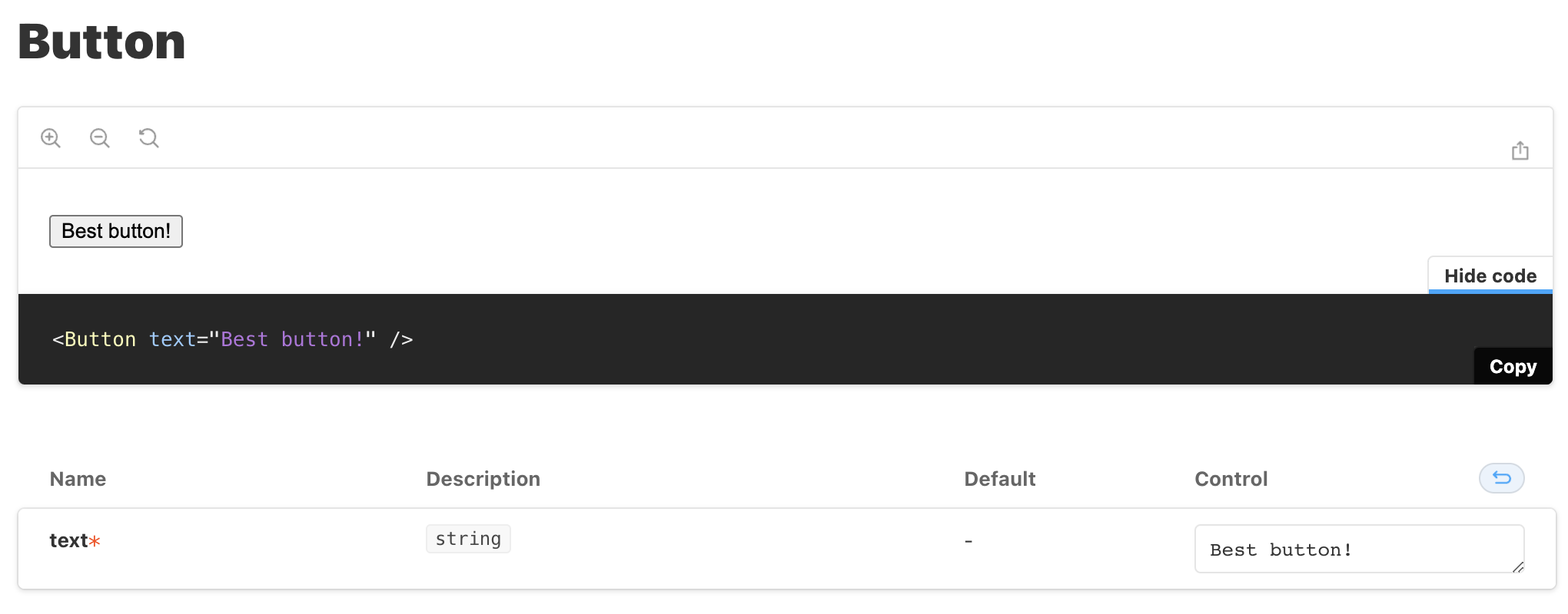 Addon Docs Show Code Not Displaying Correct Component Name When 