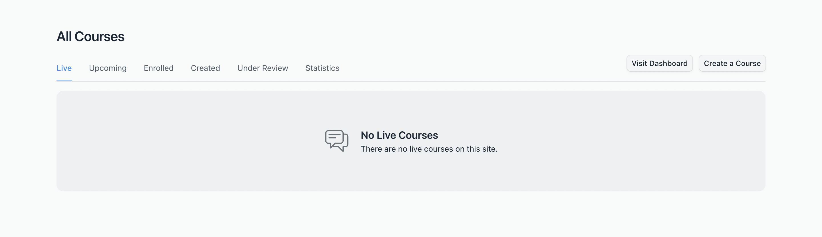Empty state for courses · Issue #389 · frappe/lms · GitHub
