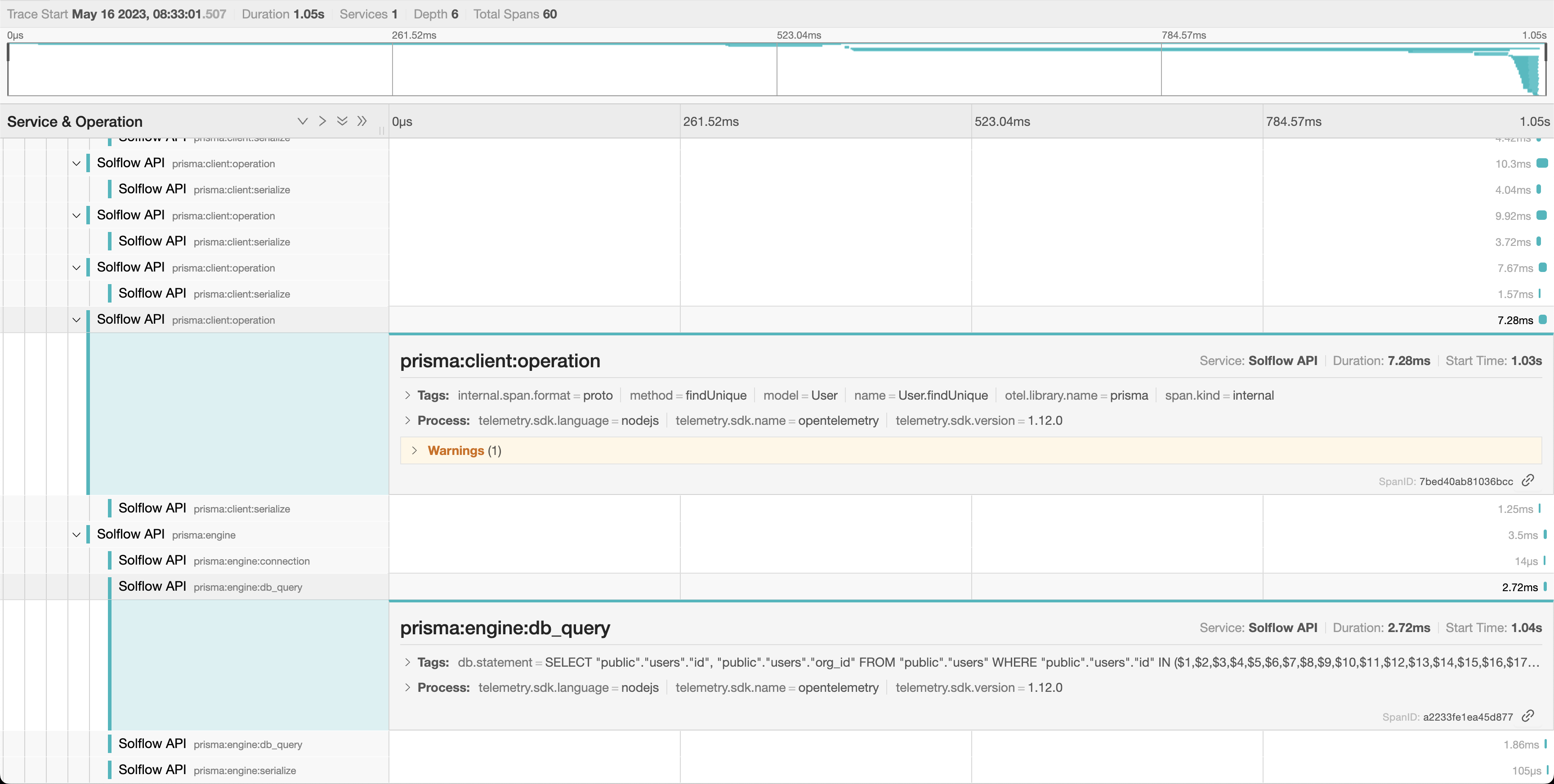 feature request: condensed telemetry · Issue #19271 · prisma/prisma · GitHub