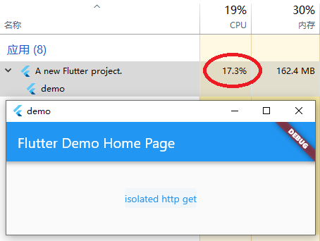 Flutter desktop Windows Release High CPU usage · Issue #78517 · flutter/flutter · GitHub