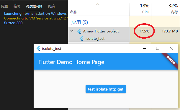 [desktop] Isolate task causes high CPU usage · Issue #85745 · flutter/flutter · GitHub