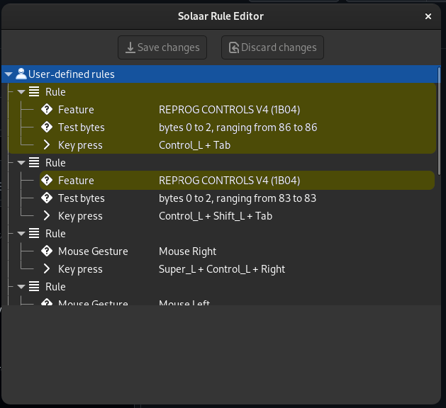 Highlight rules when they are triggered in the rules editor · Issue #2044 · pwr-Solaar/Solaar ...