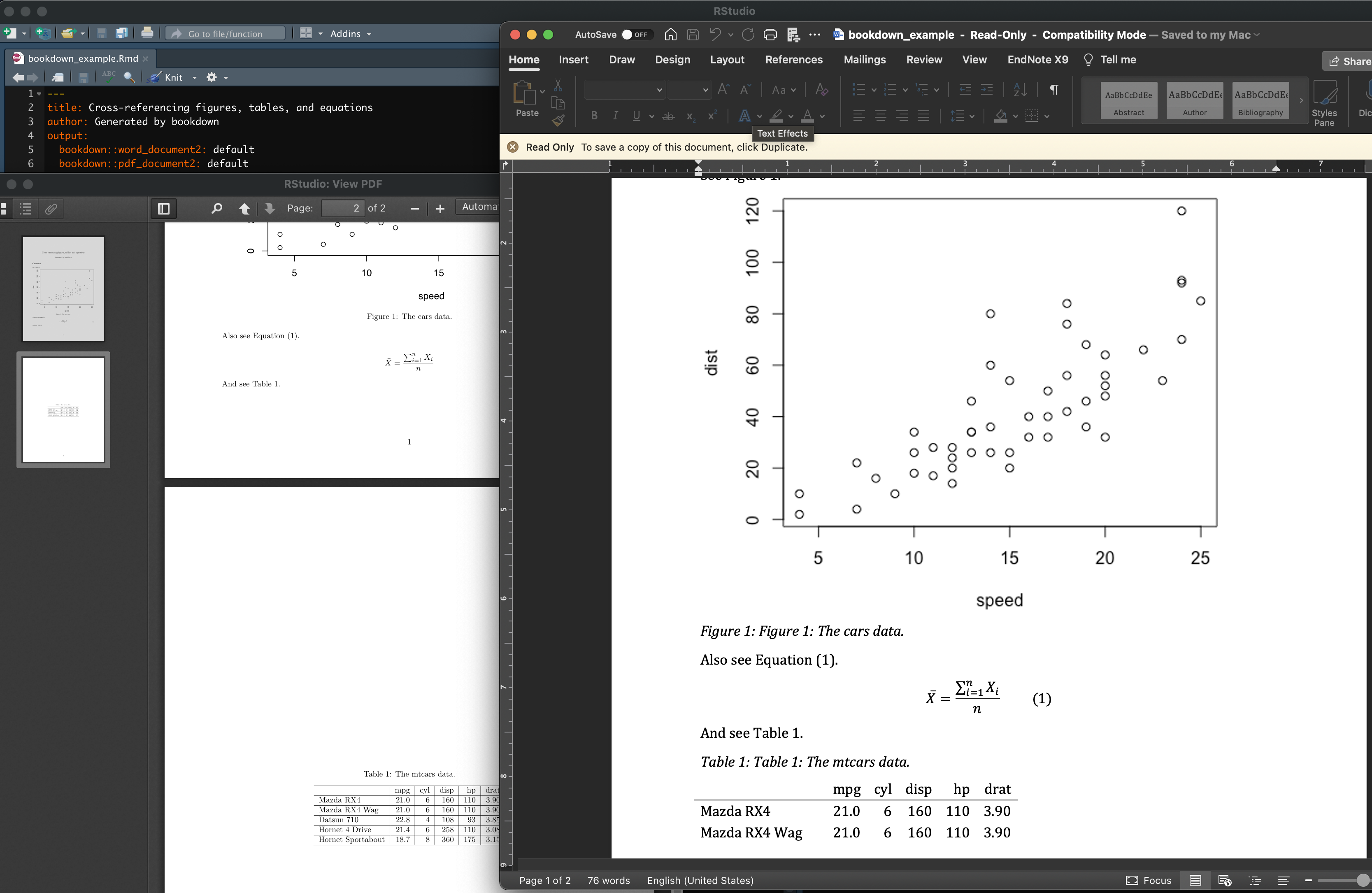 Duplicated Figure/Table labels in word_document2 · Issue #1223 · rstudio/bookdown · GitHub