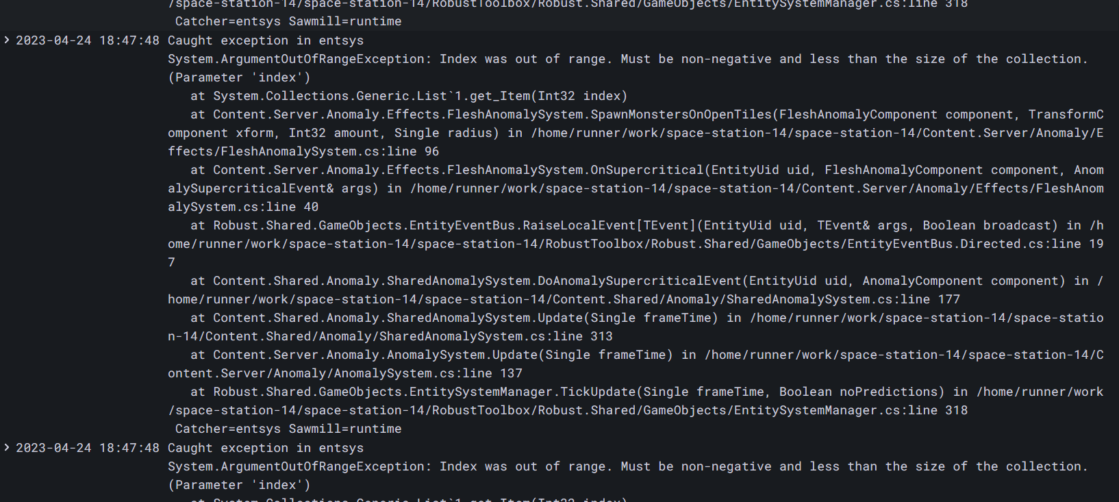 Flesh anomaly exceptions · Issue #15741 · space-wizards/space-station-14 · GitHub