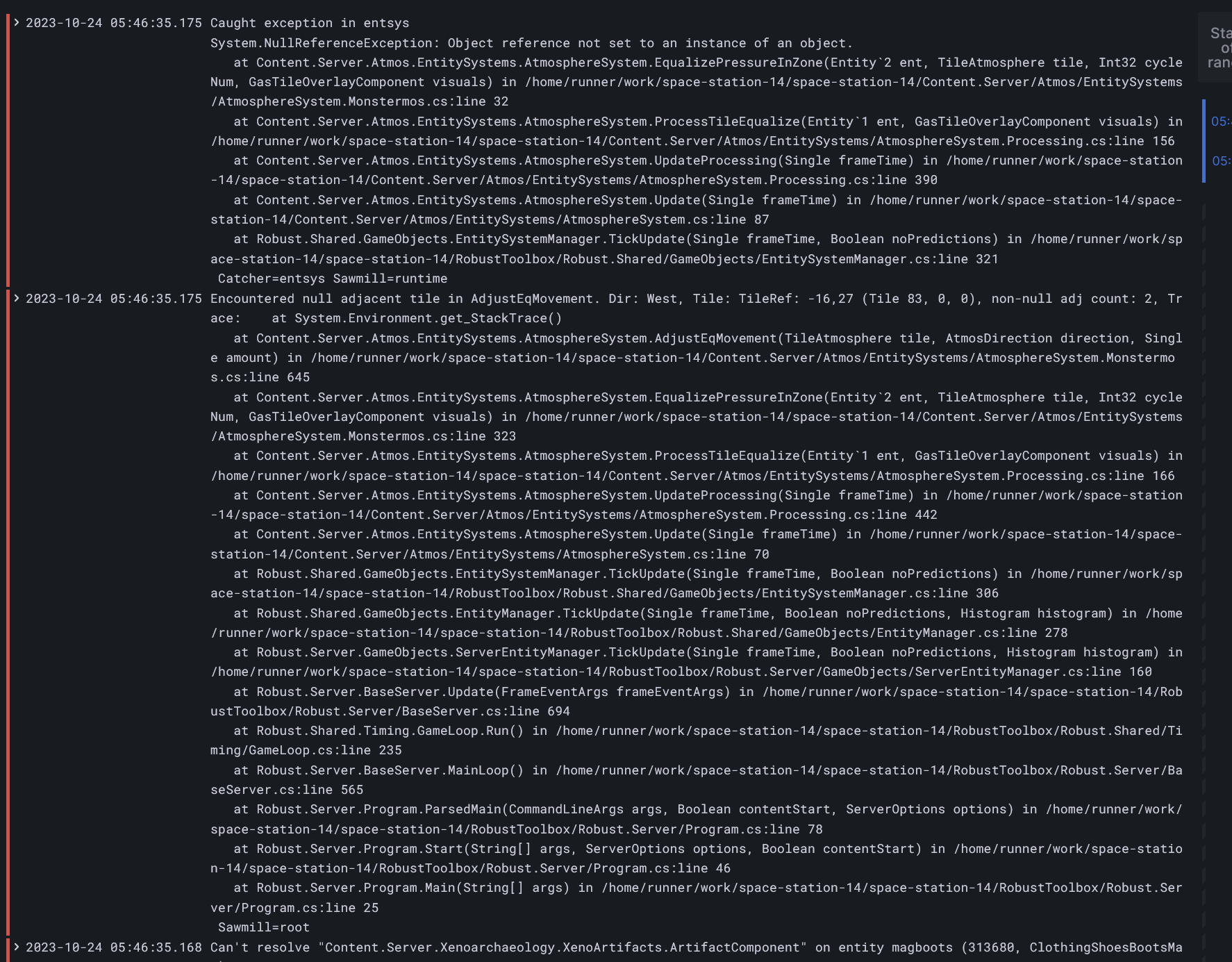 Atmos Exceptions · Issue 21210 · Space Wizardsspace Station 14 · Github