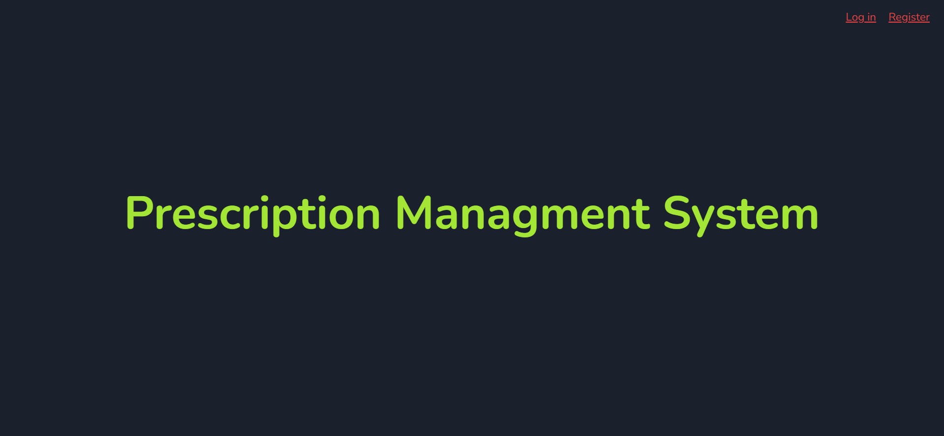 GitHub - rlusitha/prescription-management-system