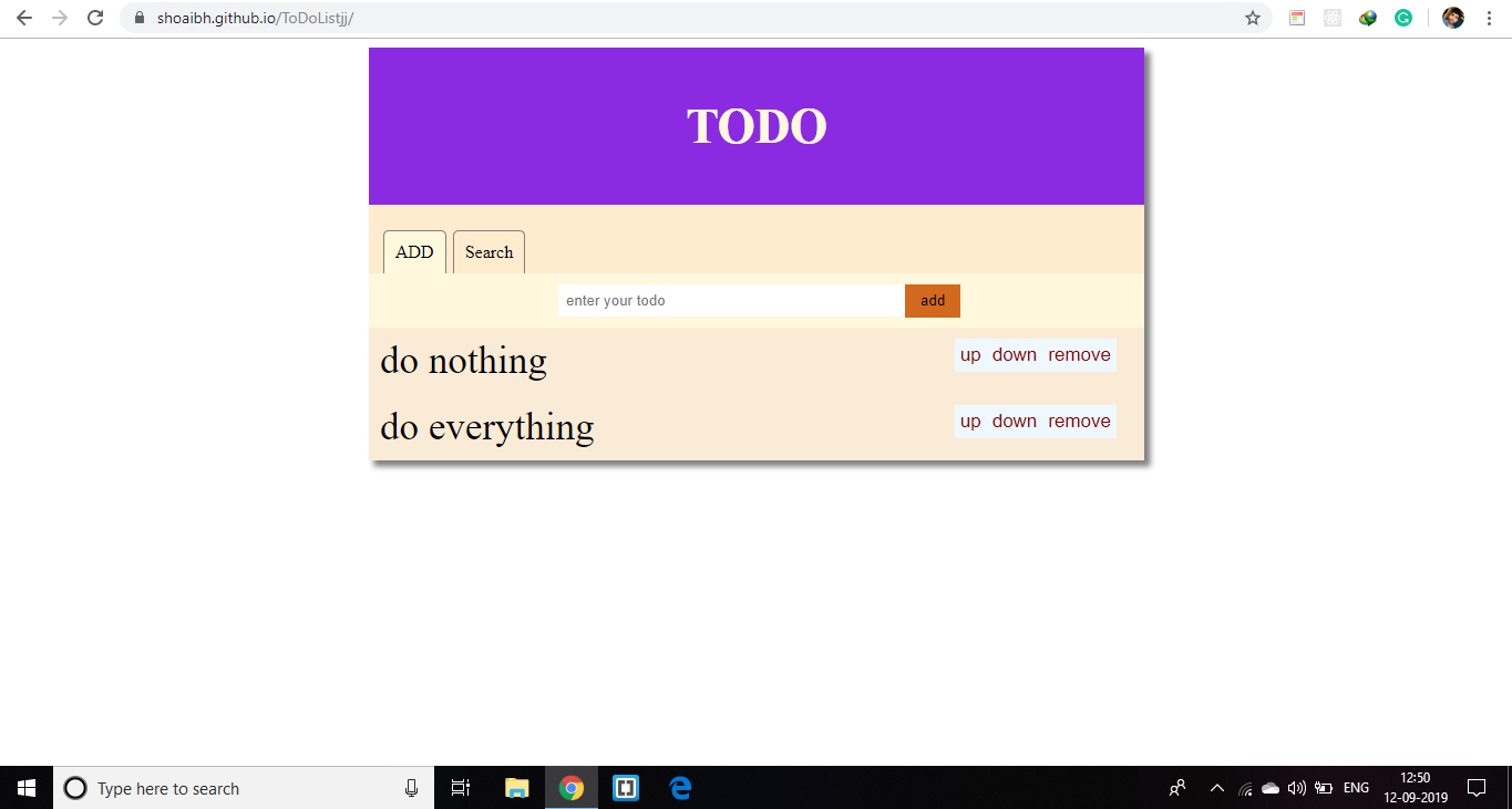 GitHub - shoaibh/ToDoListjj: It is a basic to-do list for scheduling ...