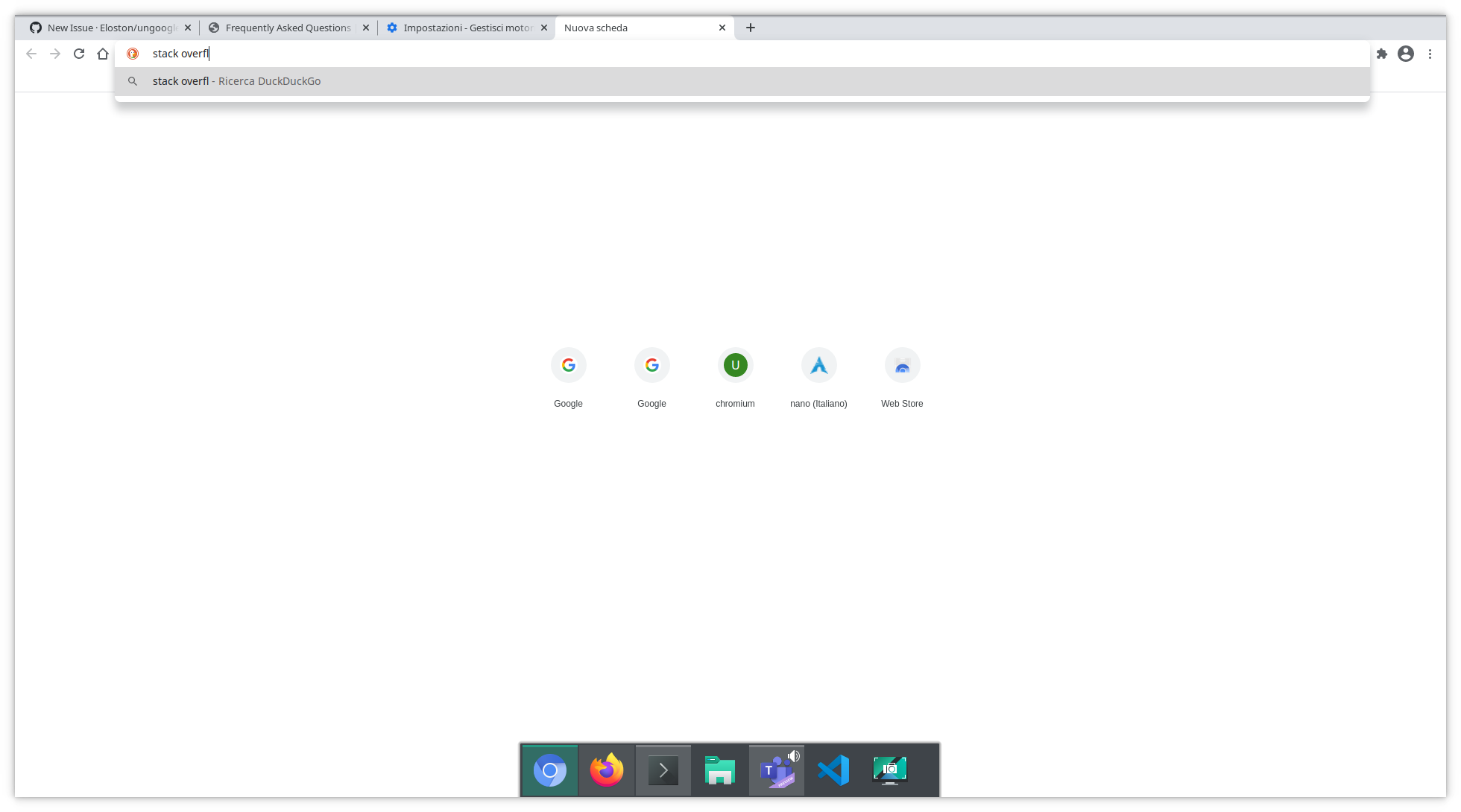 omnibox search suggestion not working · Issue #1280 · ungoogled-software/ungoogled-chromium · GitHub