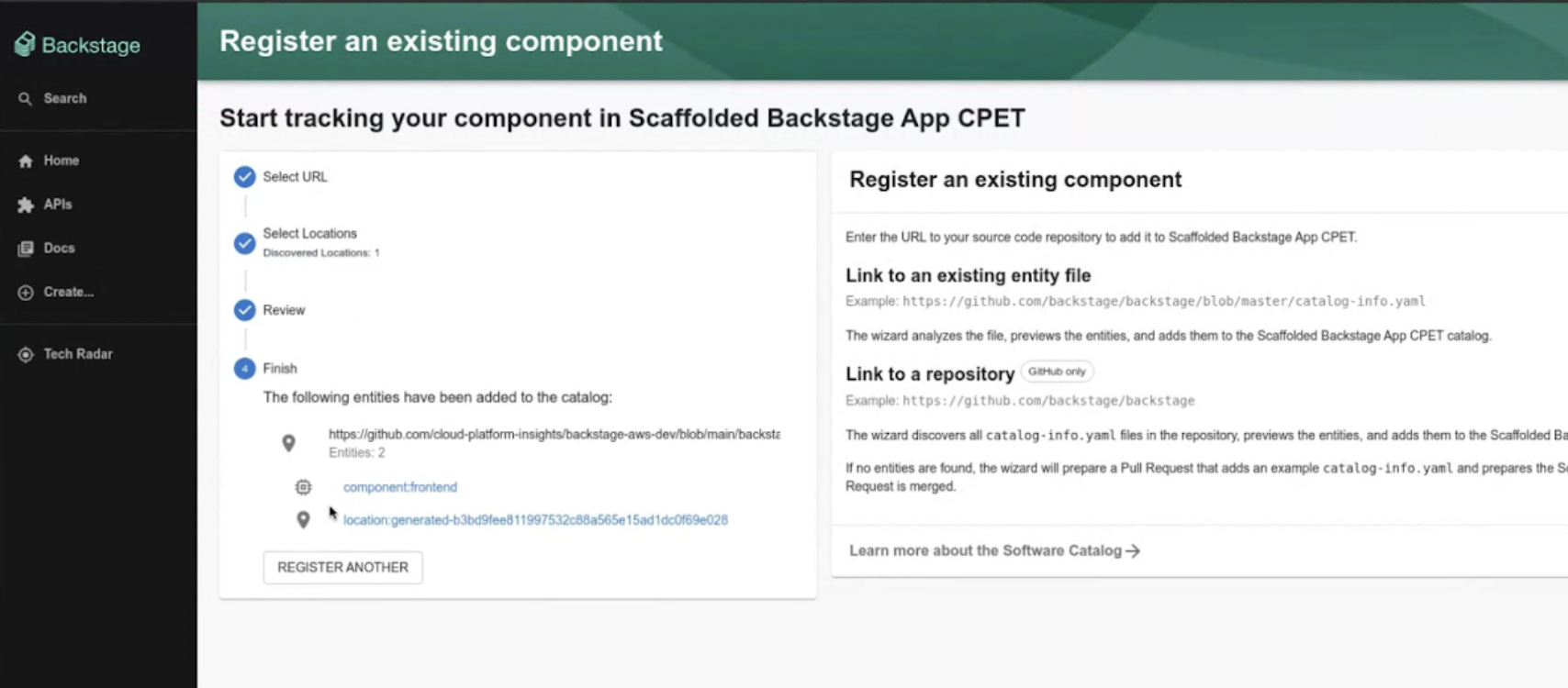 🐛 Bug Report: Software Catalog import - Support/document fine-grained Github personal access ...