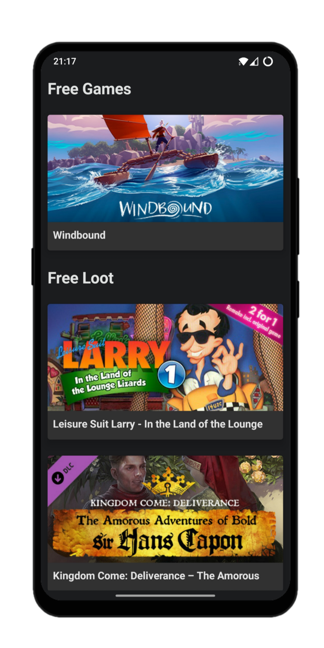 GitHub - DanielDRP/GameLobby: Free games App