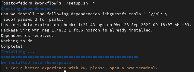 Wrong Package Dependency For Fedora36 · Issue 715 · Kworkflow Kworkflow · Github