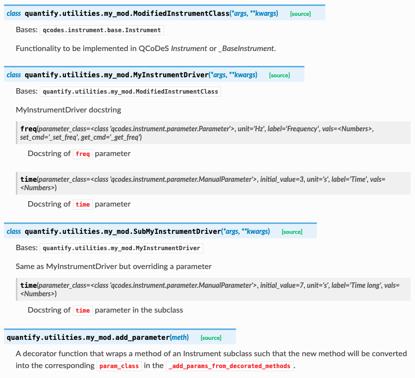 Extract doc strings from dynanically added paramters · Issue #1151 · microsoft/Qcodes · GitHub