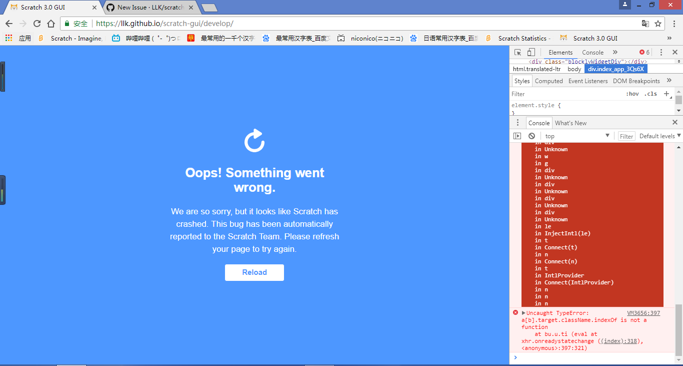 After clicking translated "scratch-cat", Scratch crashed · Issue #1986 ...