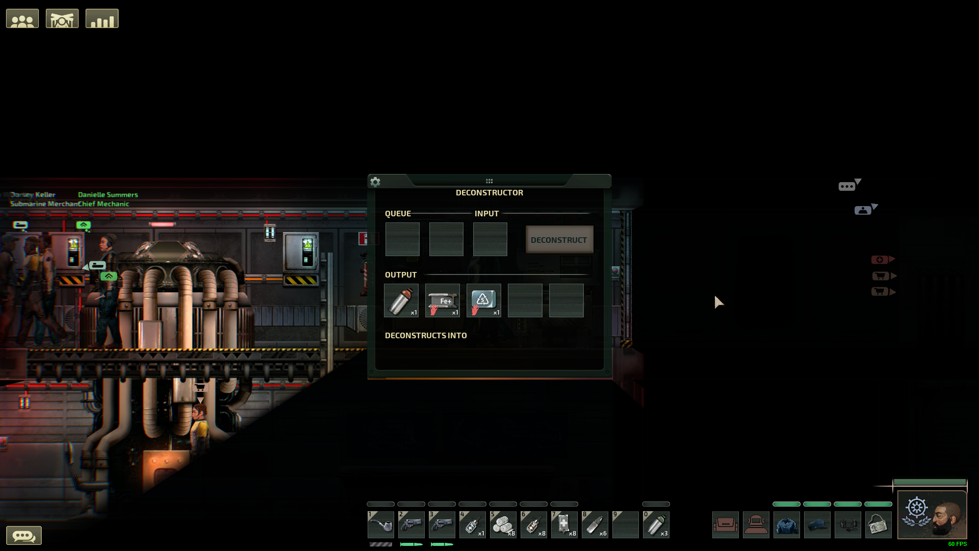 Resources from stolen items are marked stolen when deconstructed on an another outpost. · Issue ...