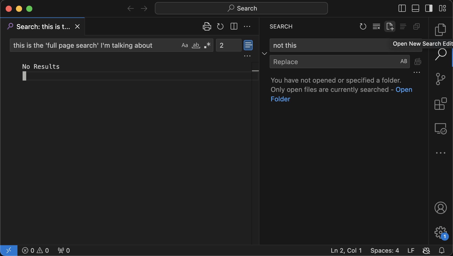 Broken Full Page Search Result Navigation For Multiple Folder Directories Of The Same Name In A