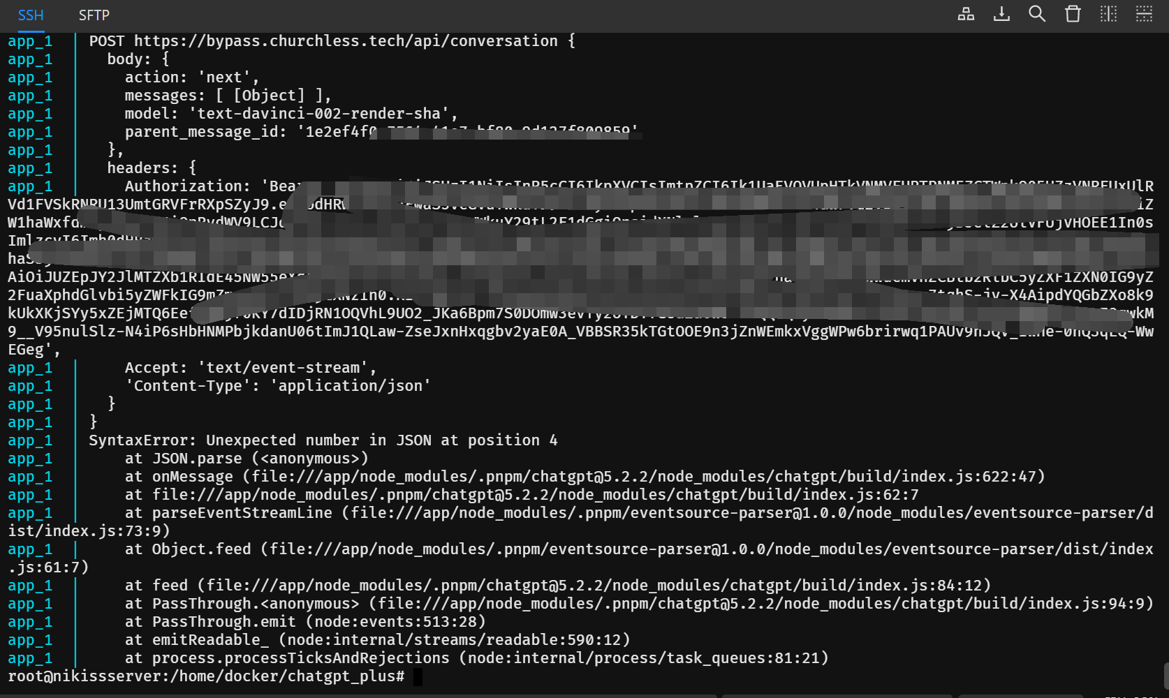这几天会出现语句说不完全的问题 · Issue #1283 · Chanzhaoyu/chatgpt-web · GitHub